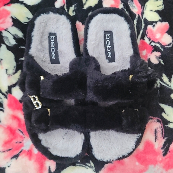 bebe | Shoes | Authentic Bebe Hard Bottom Slippers Shoes | Poshmark